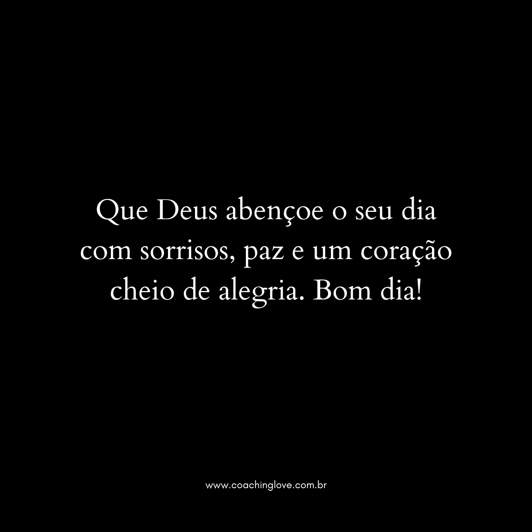 Mensagem de Bom Dia com Deus: Inspirando Seu Dia com Fé | Coaching Love
